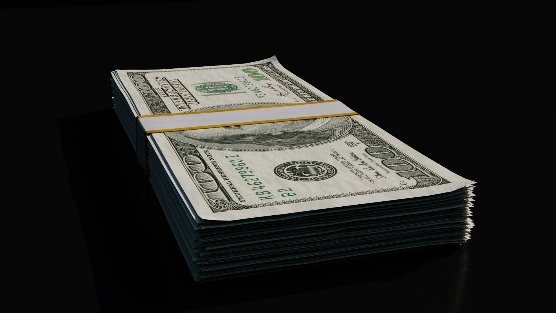 Money Stack - Modelled 3D - TurboSquid 1694974