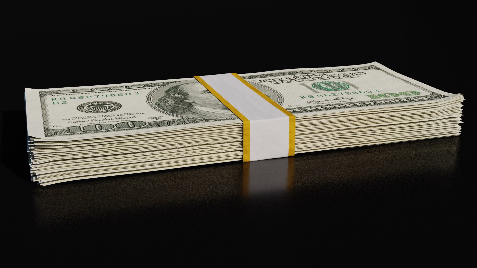 Money Stack - Modelled 3D - TurboSquid 1694974