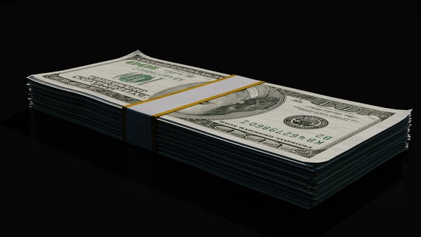 Money stack - modelled 3D - TurboSquid 1694974