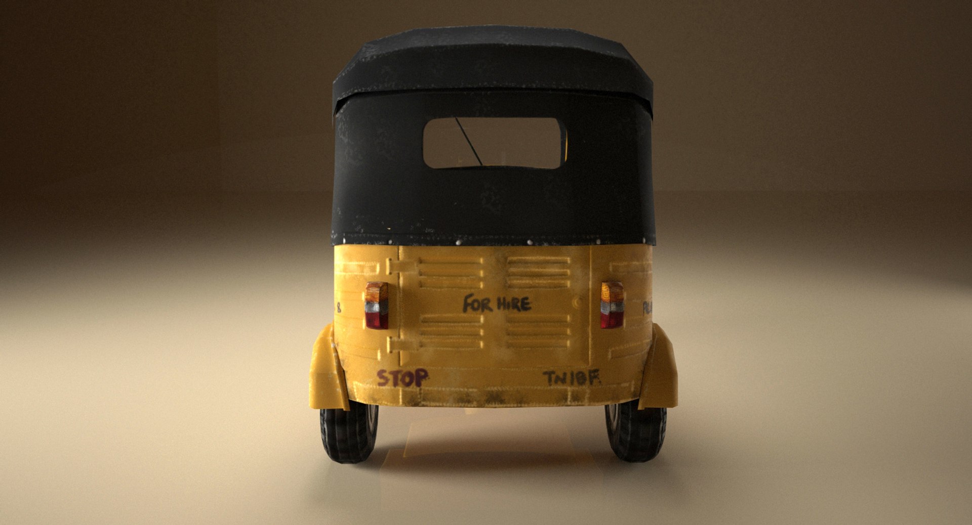 3d Model Auto Rickshaw