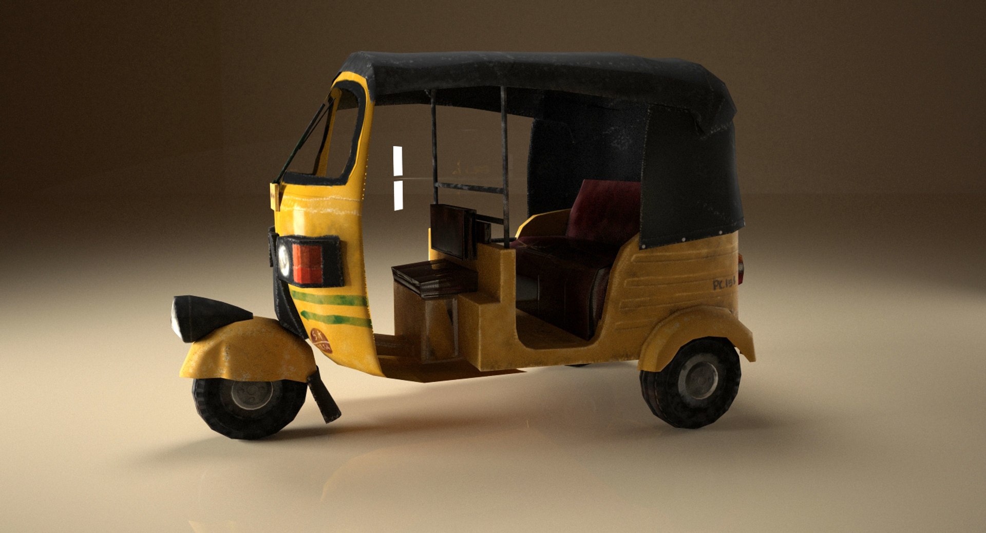 3d Model Auto Rickshaw
