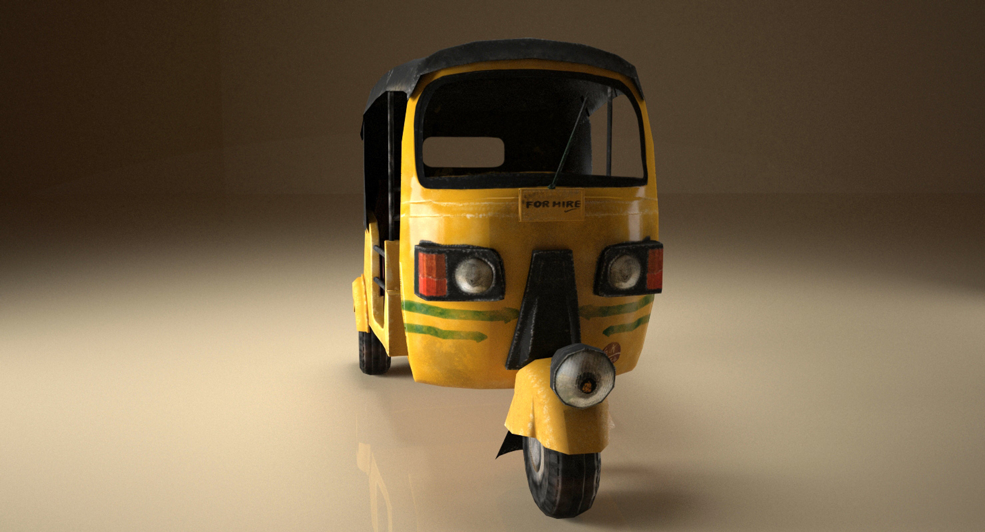 3d Model Auto Rickshaw