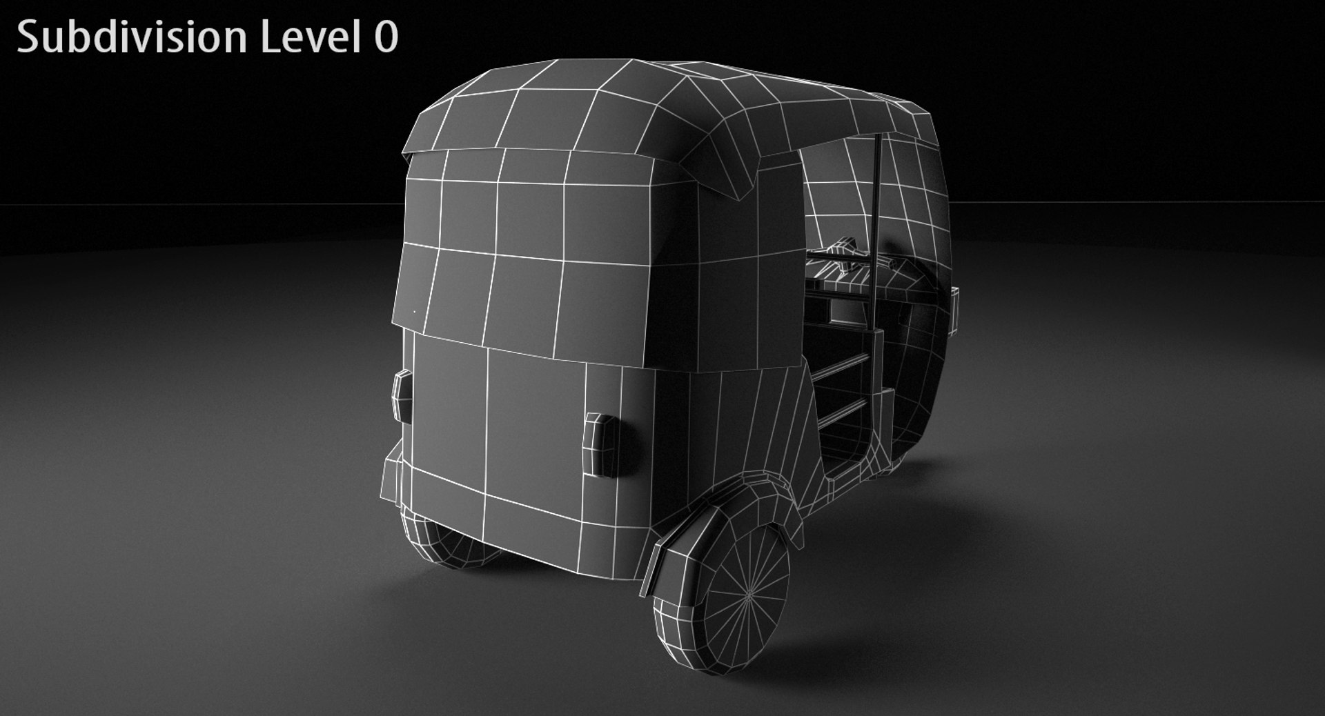 3d Model Auto Rickshaw