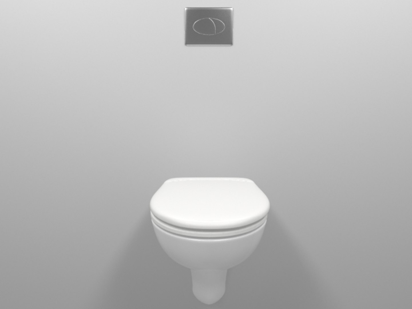 3d Model Hung Wall Wc
