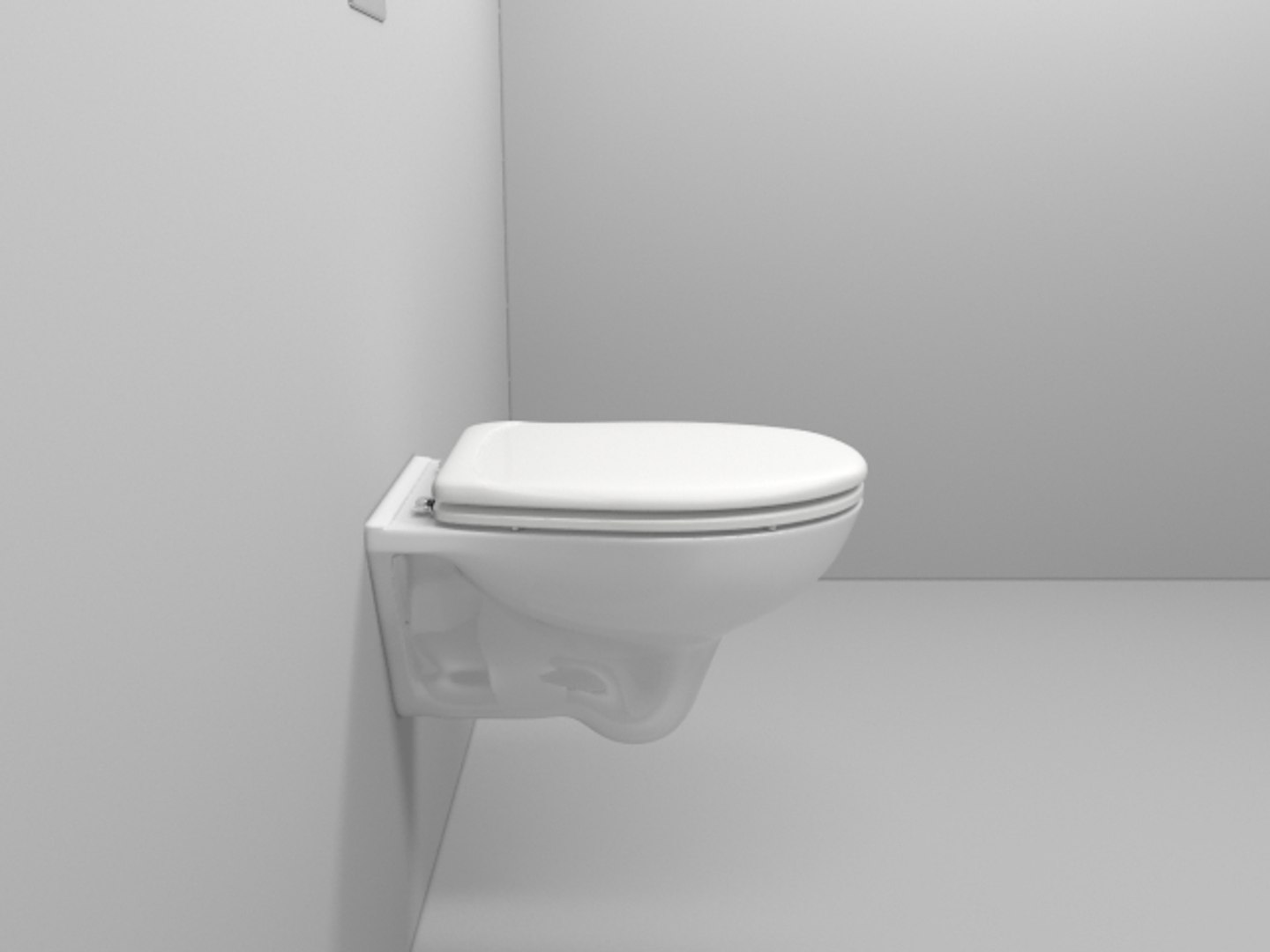 3d Model Hung Wall Wc