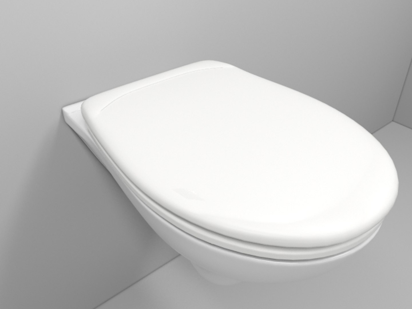 3d Model Hung Wall Wc