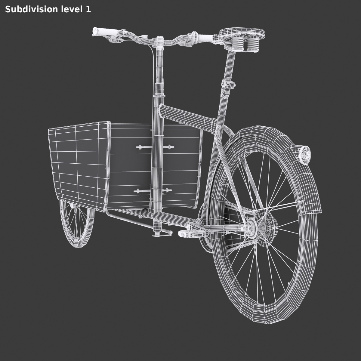 freight bicycle 3d model