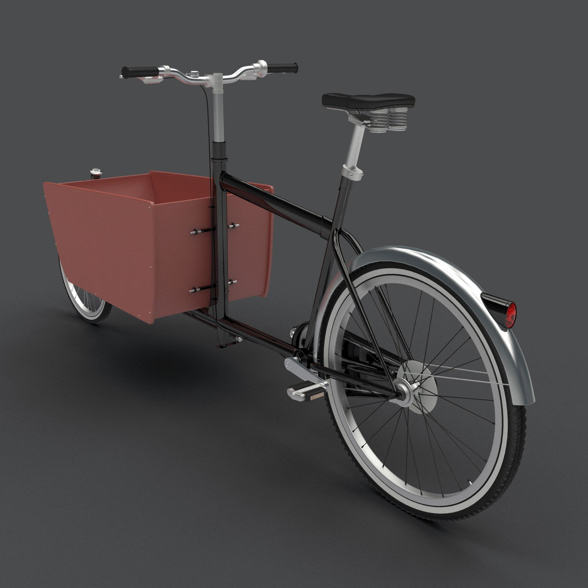 freight bicycle 3d model