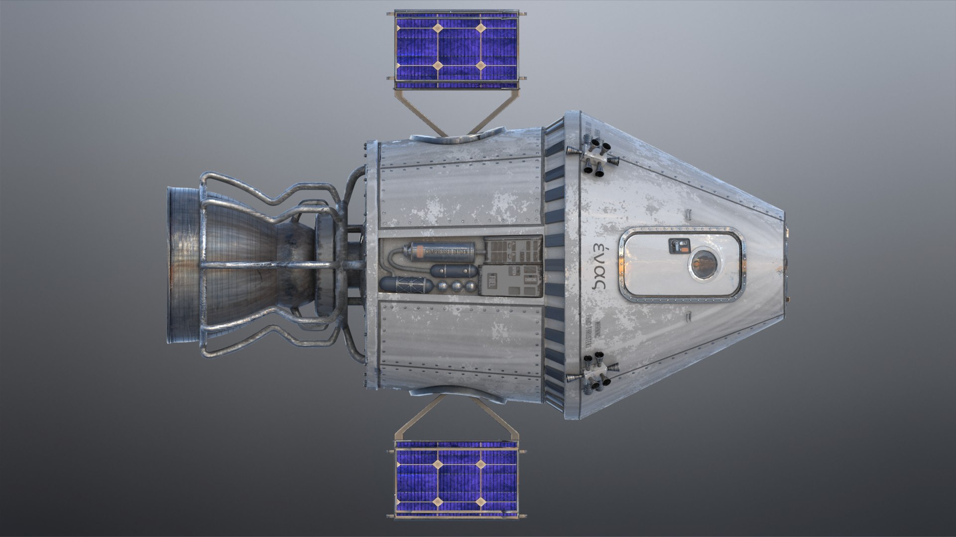 Spaceship - Command Module Model - TurboSquid 2009487