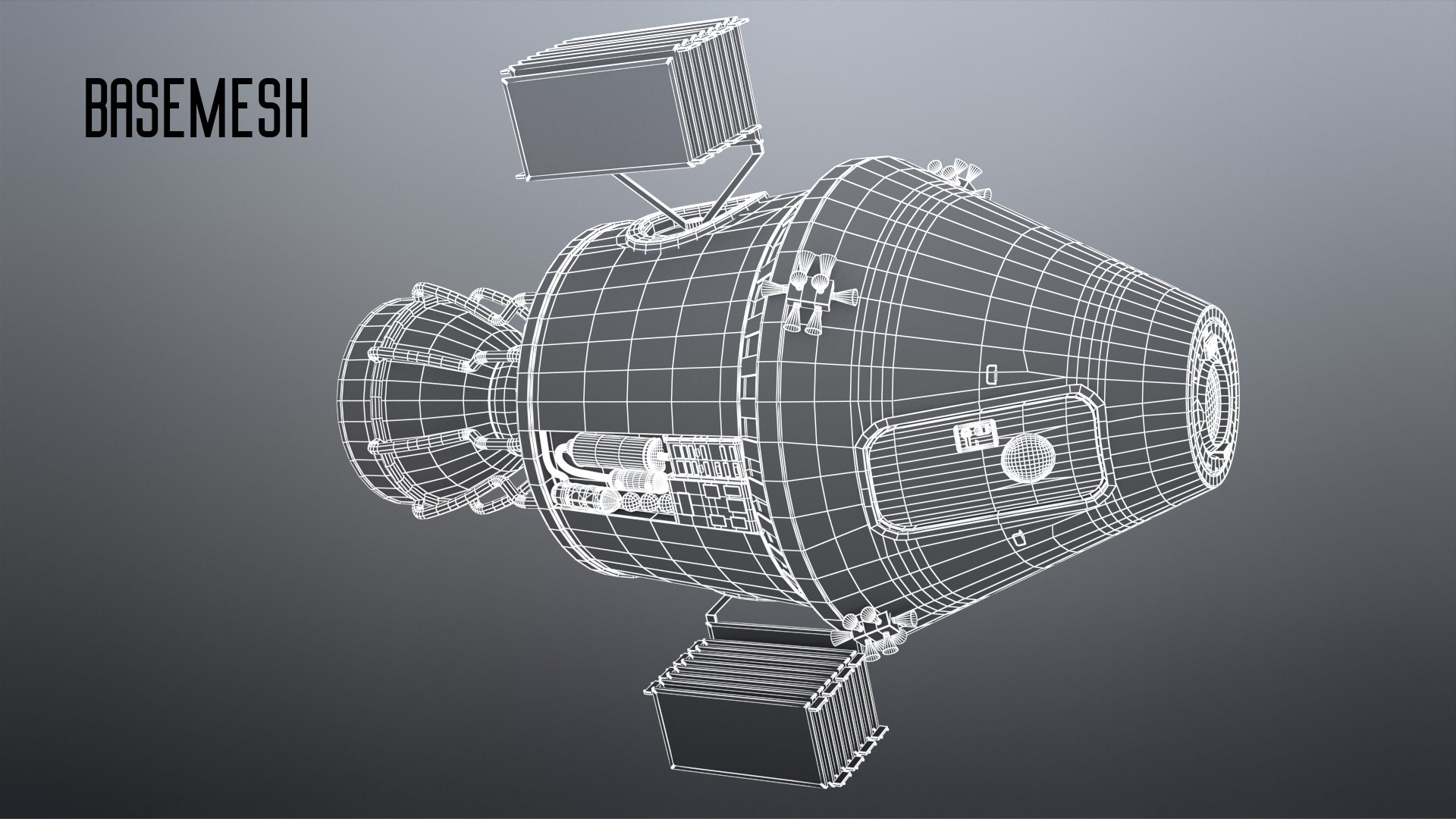 Spaceship - Command Module Model - TurboSquid 2009487