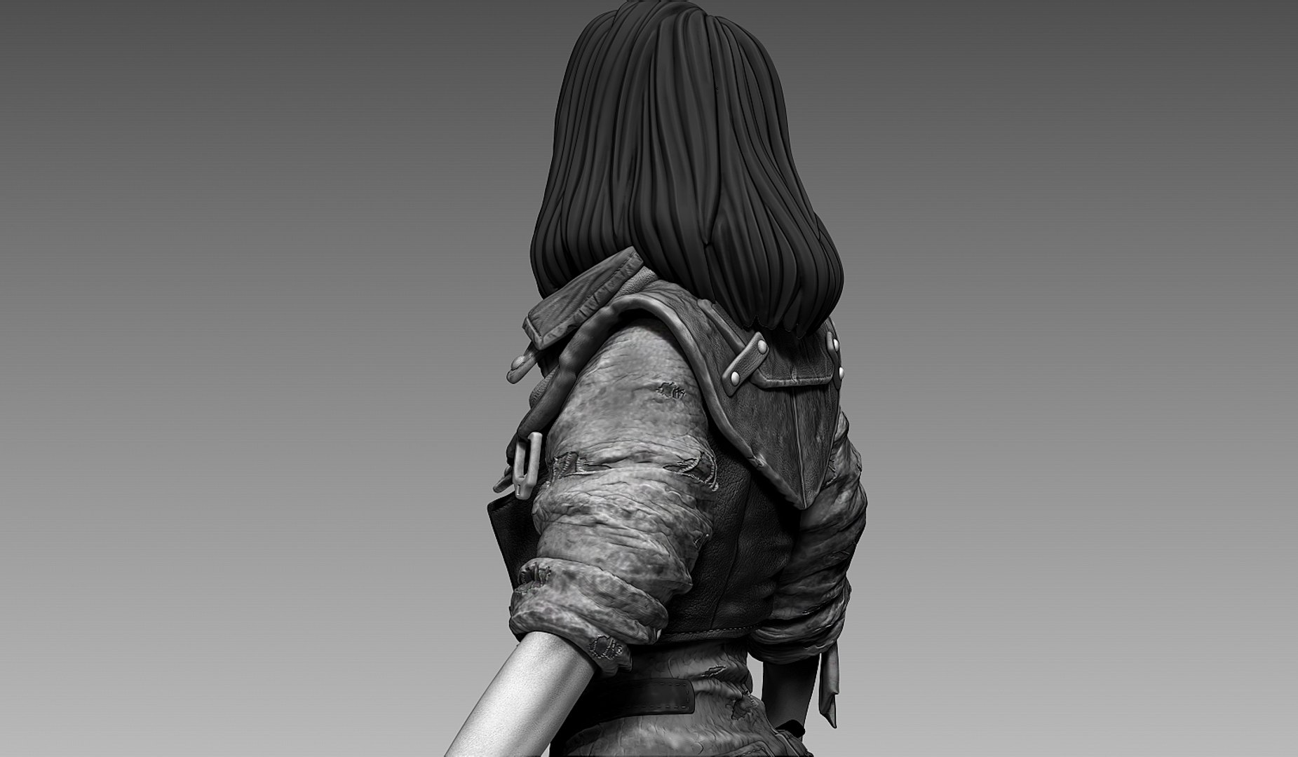 Fantasy Female Character 3d Model