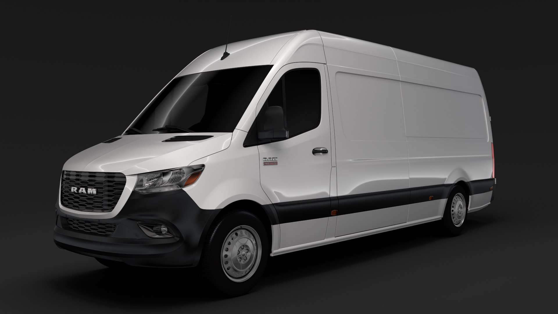 3D Ram Sprinter Panel Van Model - TurboSquid 1394091