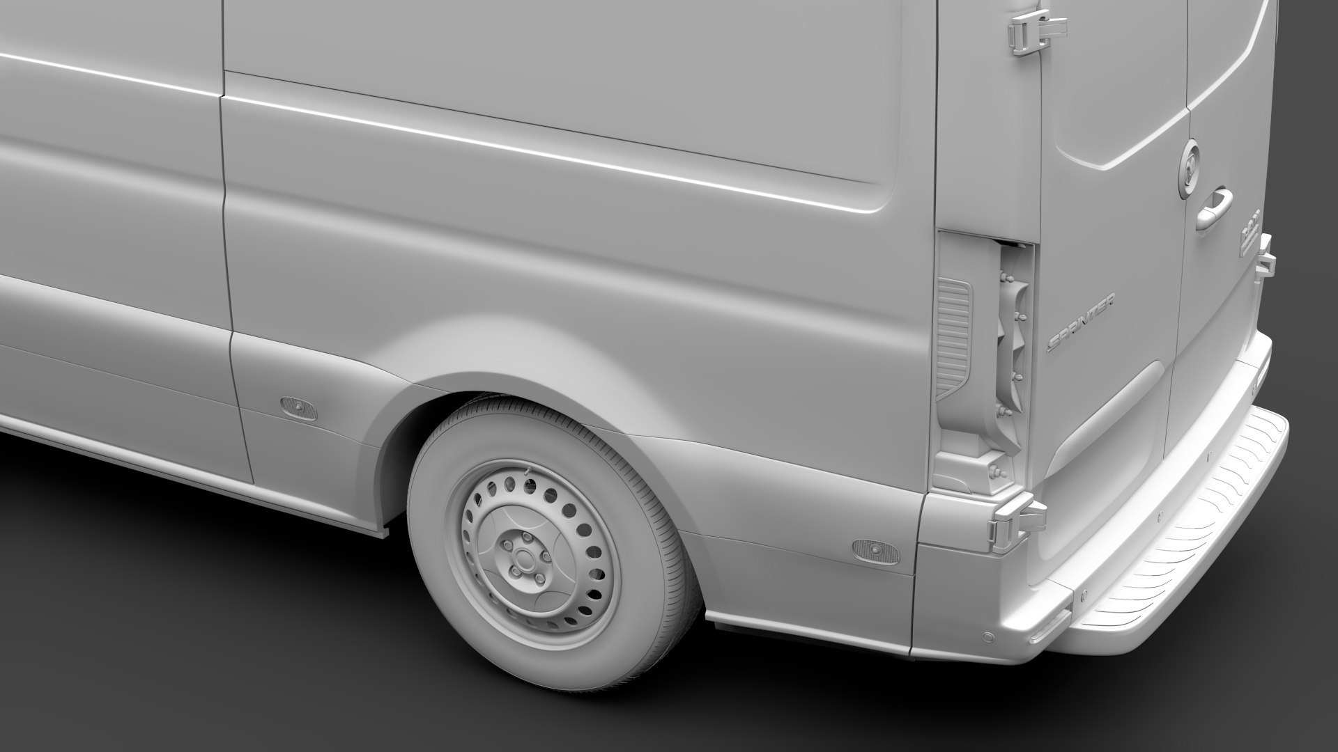 3D Ram Sprinter Panel Van Model - TurboSquid 1394091