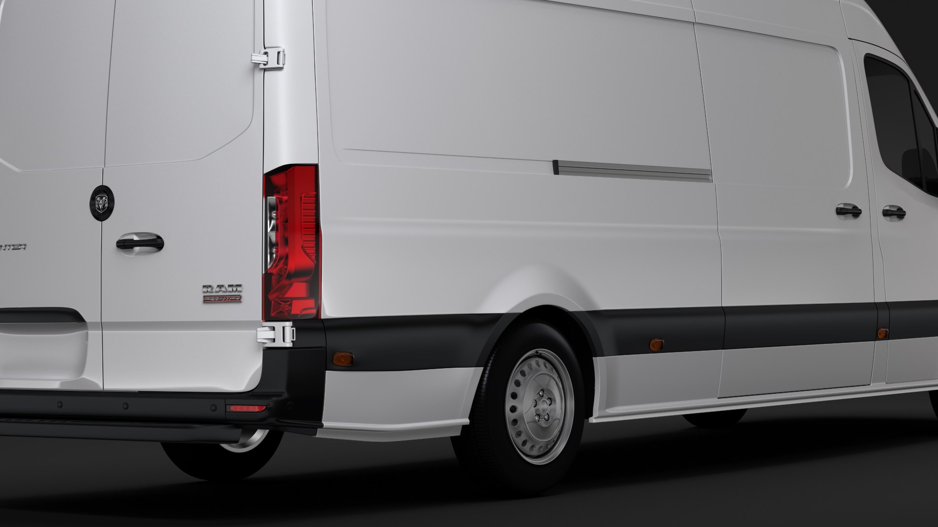3D Ram Sprinter Panel Van Model - TurboSquid 1394091