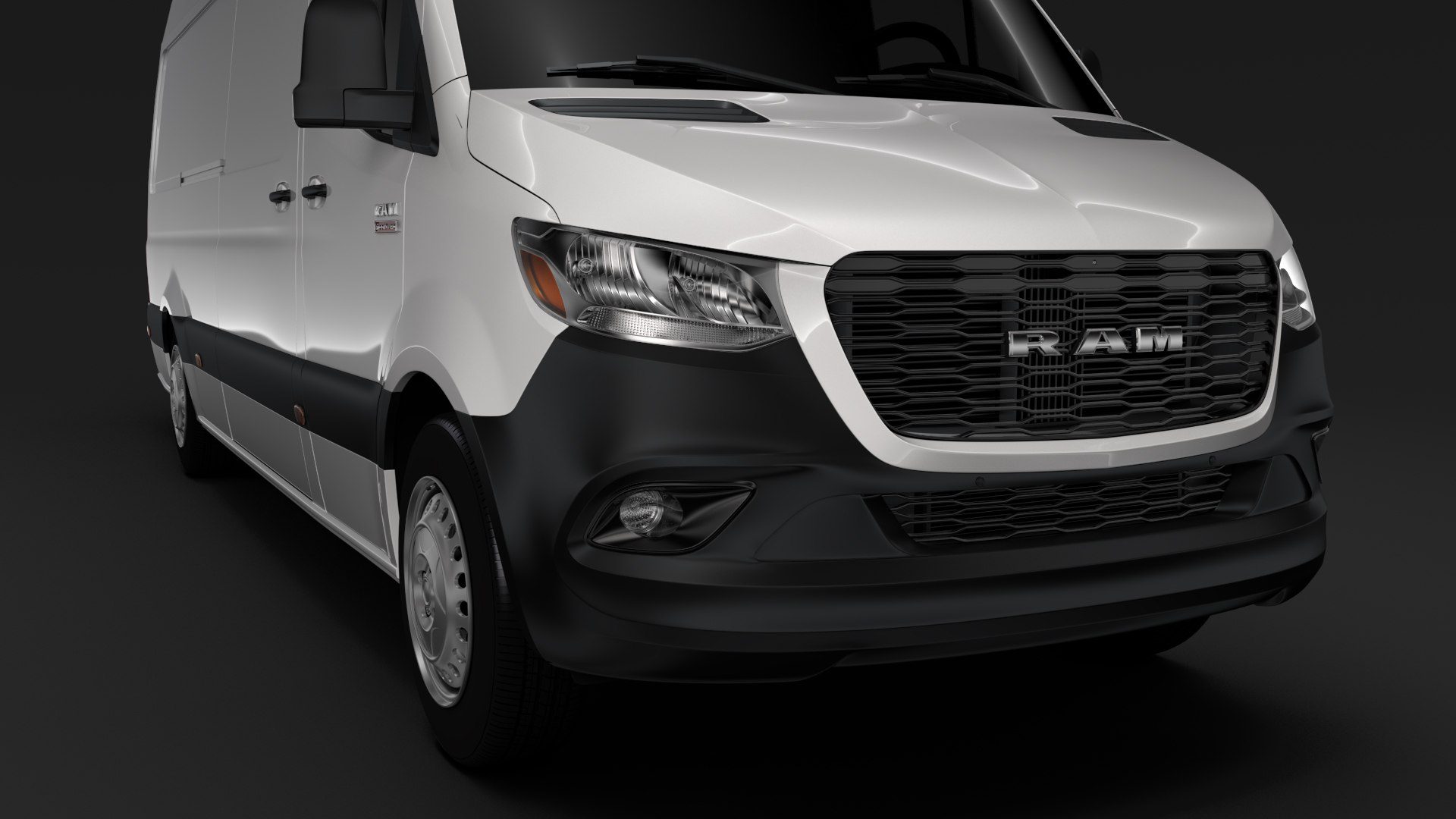 3D Ram Sprinter Panel Van Model - TurboSquid 1394091