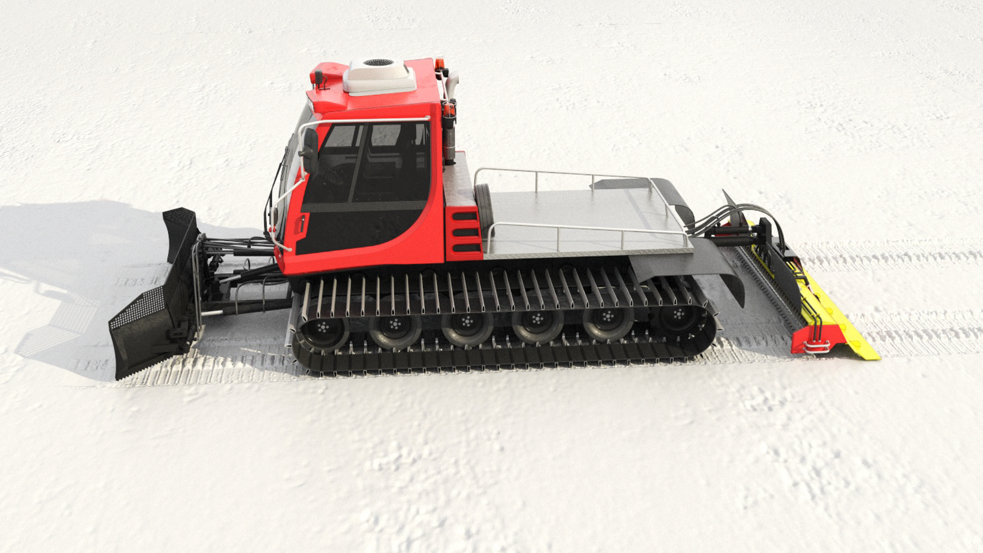 3d Model Snowcat Pistenbully 100