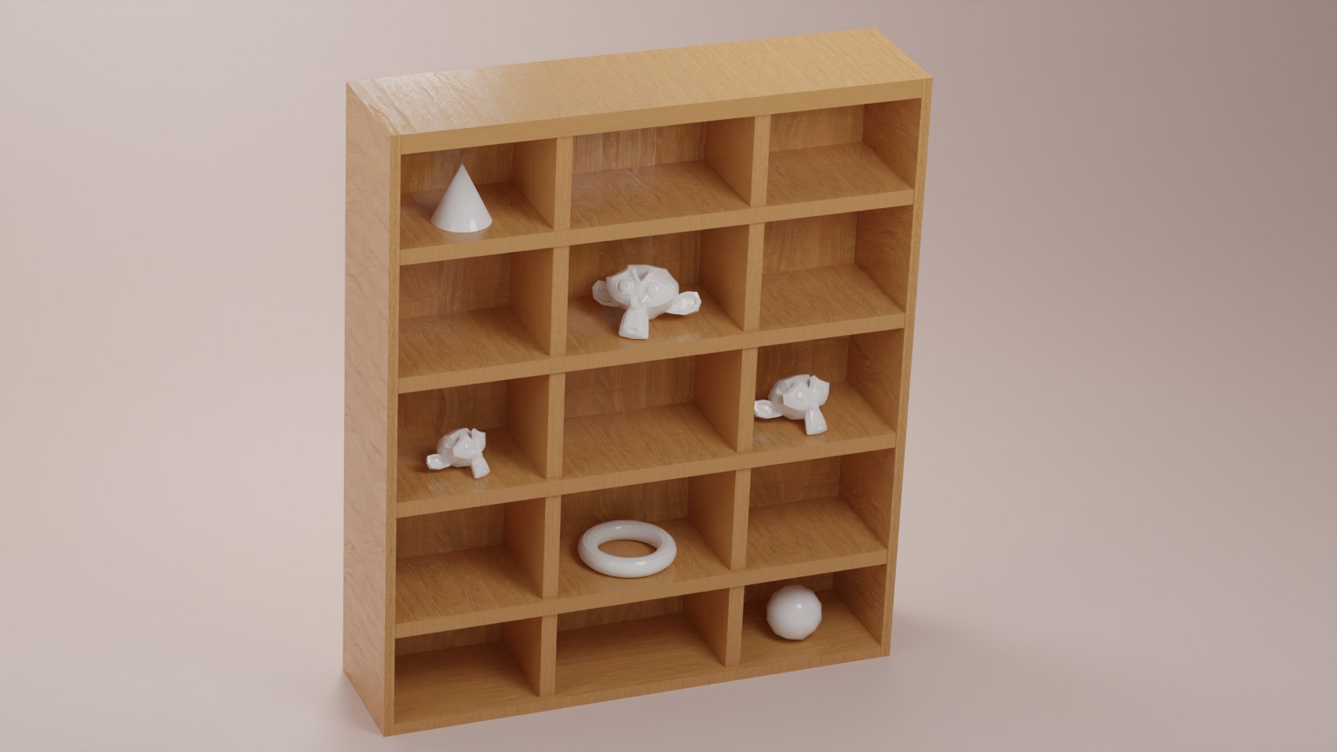 3D Model Library Bookcase - TurboSquid 2257121