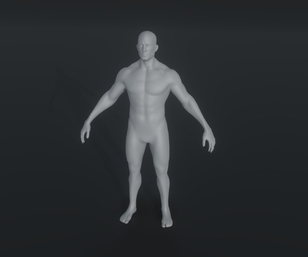 3D base mesh male model - TurboSquid 1678218