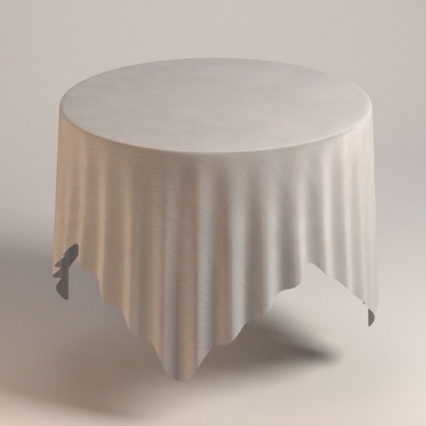 table cloth tablecloth 3d model
