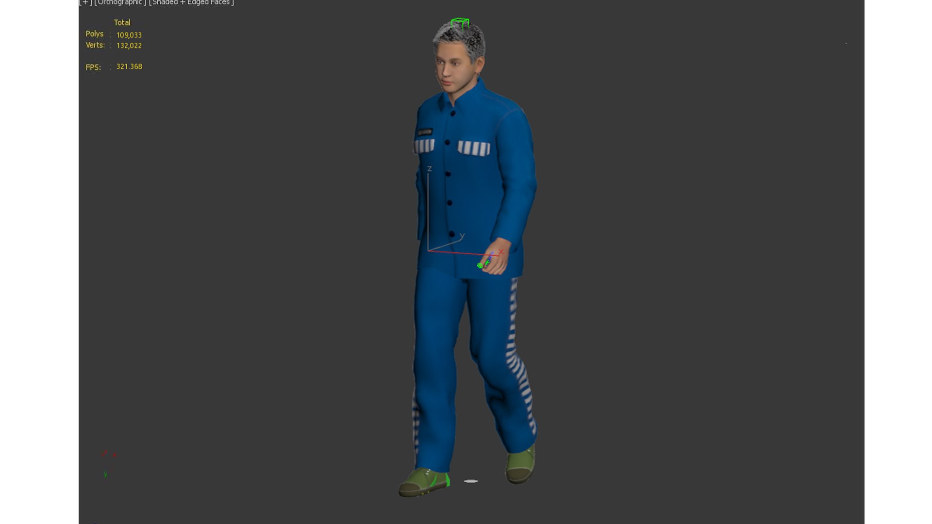 3D Model Prisoner Character - TurboSquid 2375415