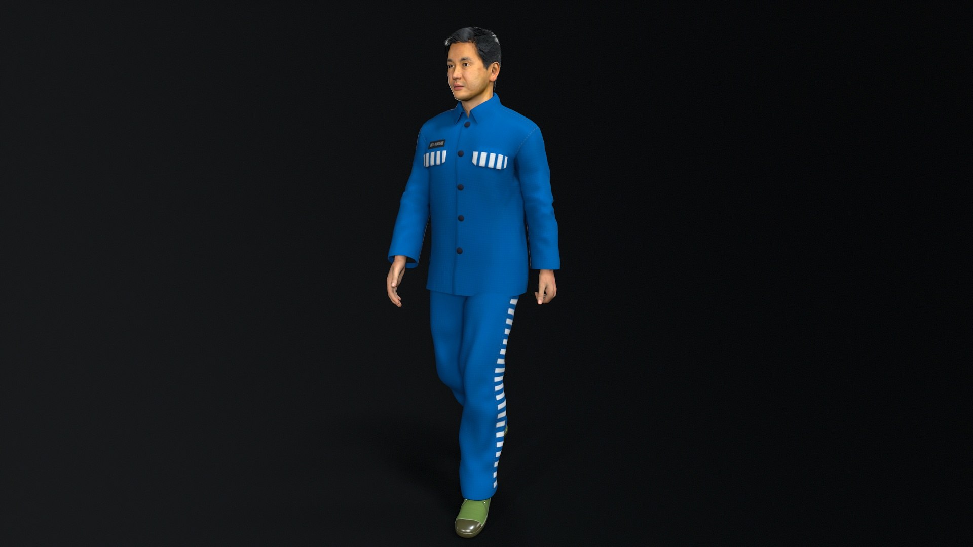 3D Model Prisoner Character - TurboSquid 2375415