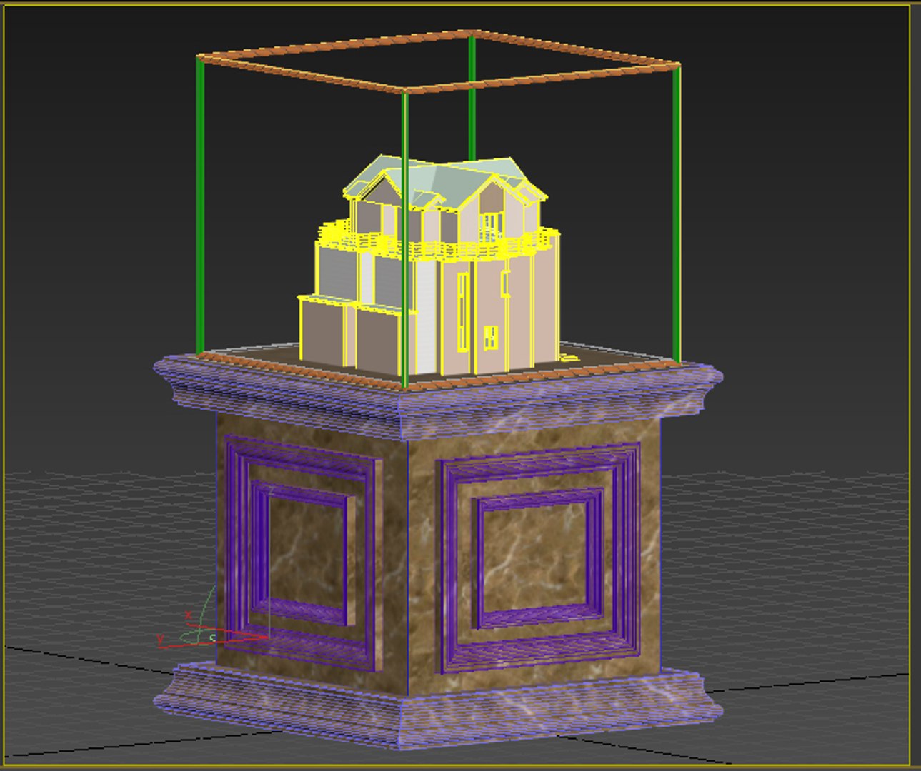 3D glass display box model - TurboSquid 1330644