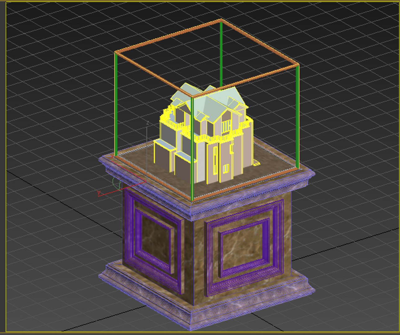 3D glass display box model - TurboSquid 1330644