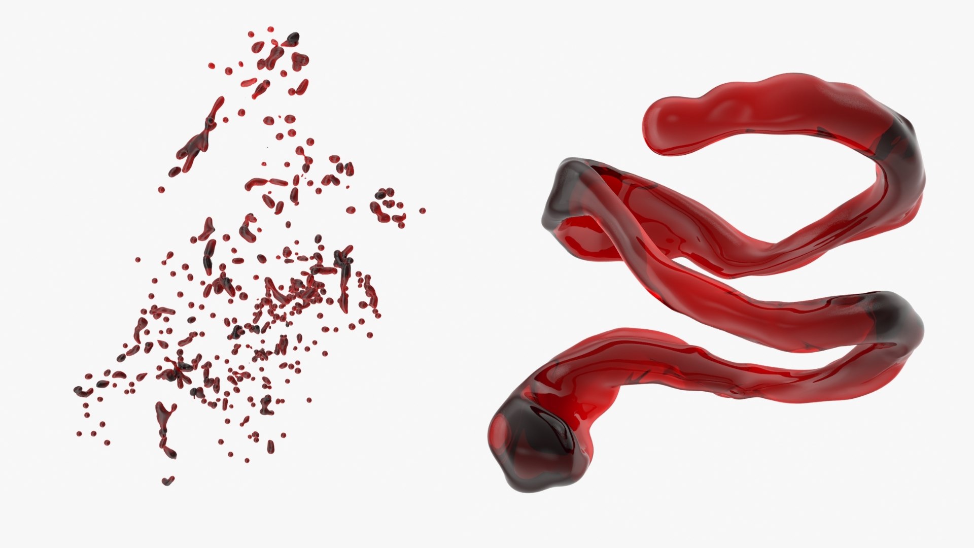 Blood Splash Bundle 3D Model - TurboSquid 1914650