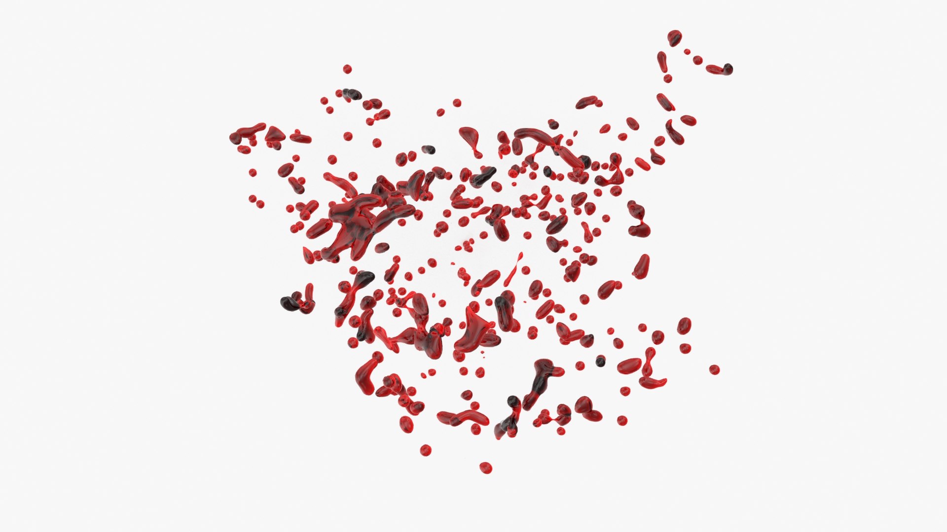 Blood Splash Bundle 3D Model - TurboSquid 1914650