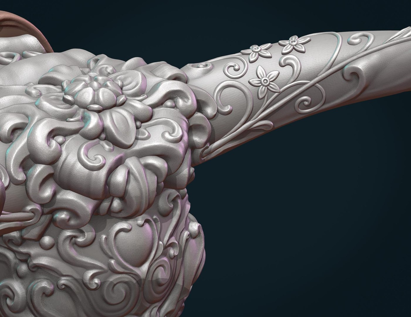 3D Bull Head - TurboSquid 1702350