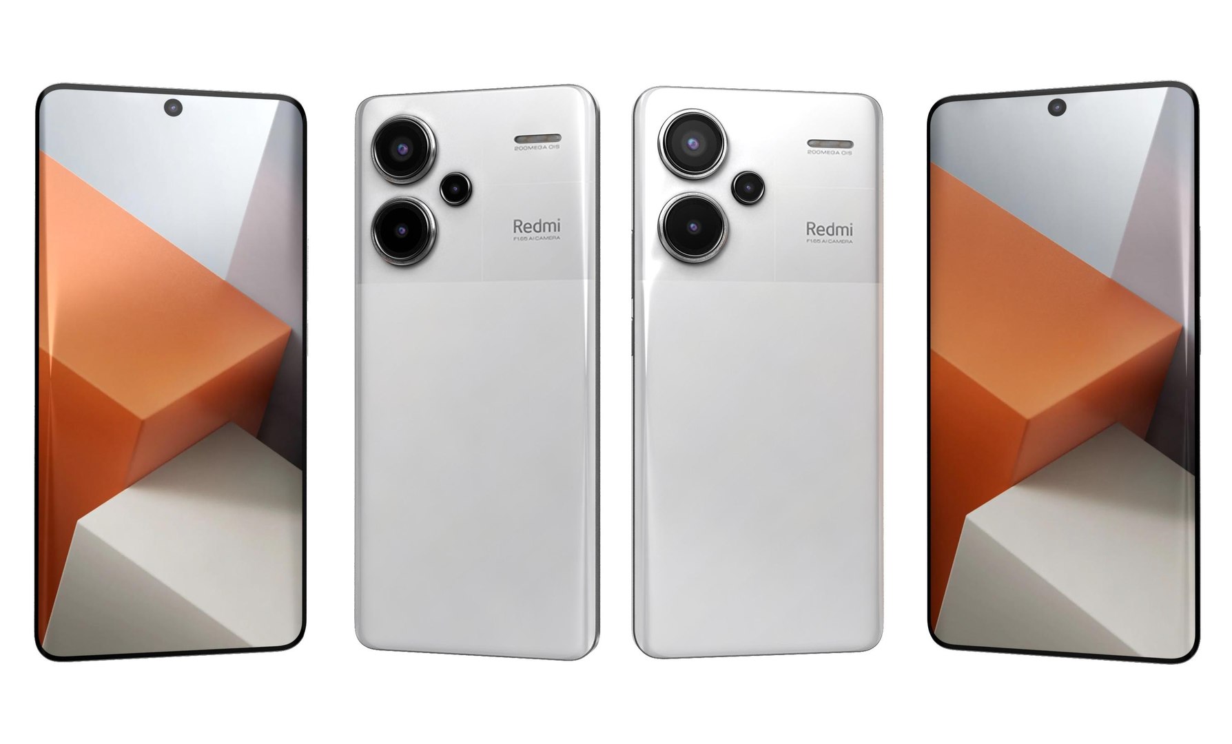 3D Model Xiaomi Redmi Note 13 Pro Plus White - TurboSquid 2151579