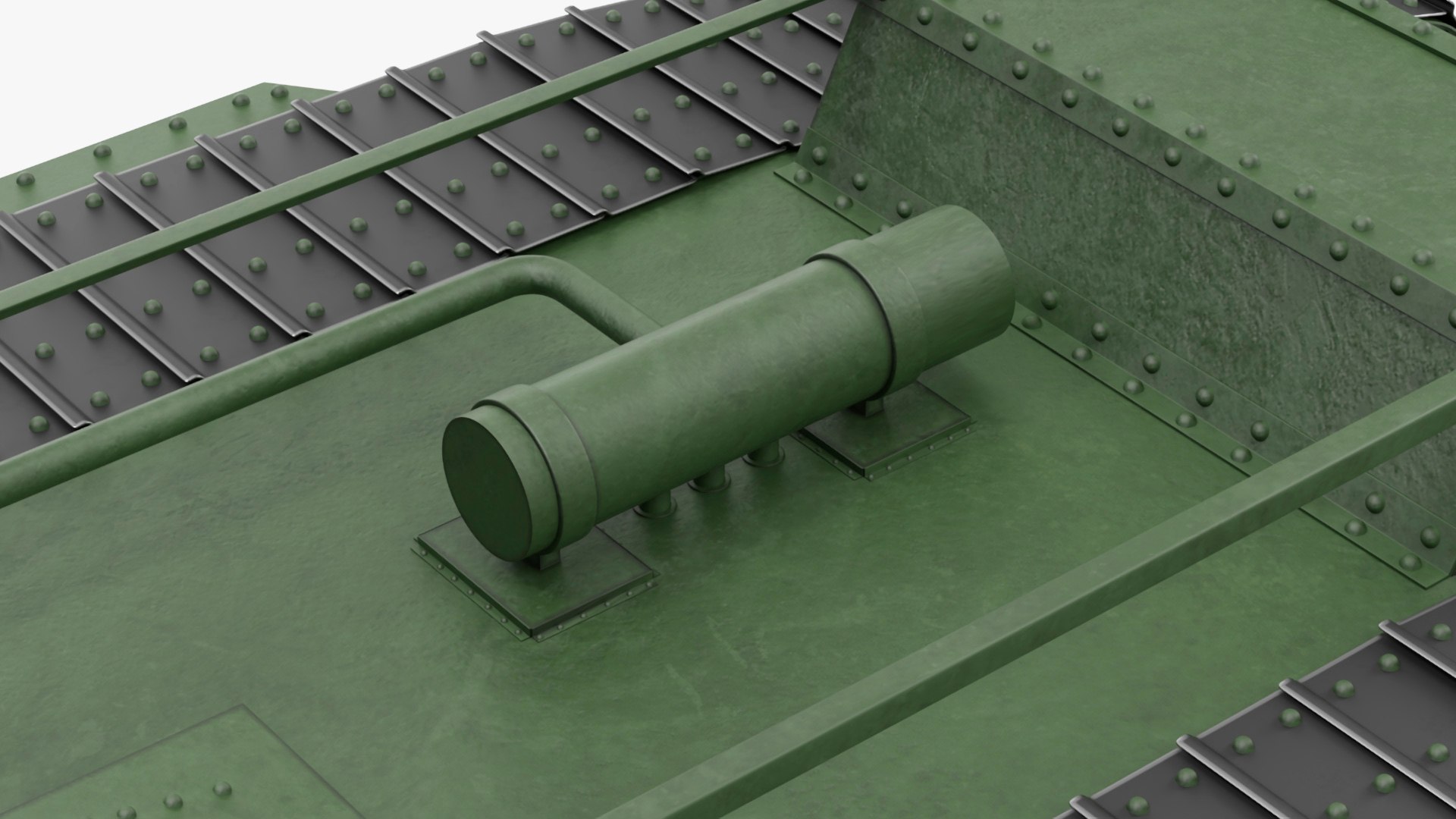 Tank MK 4 Female Green Model - TurboSquid 2243598