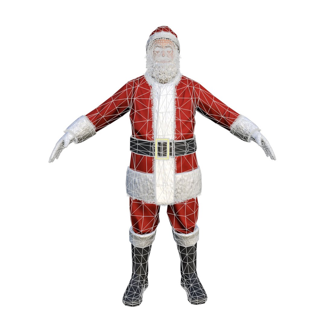 3d santa claus