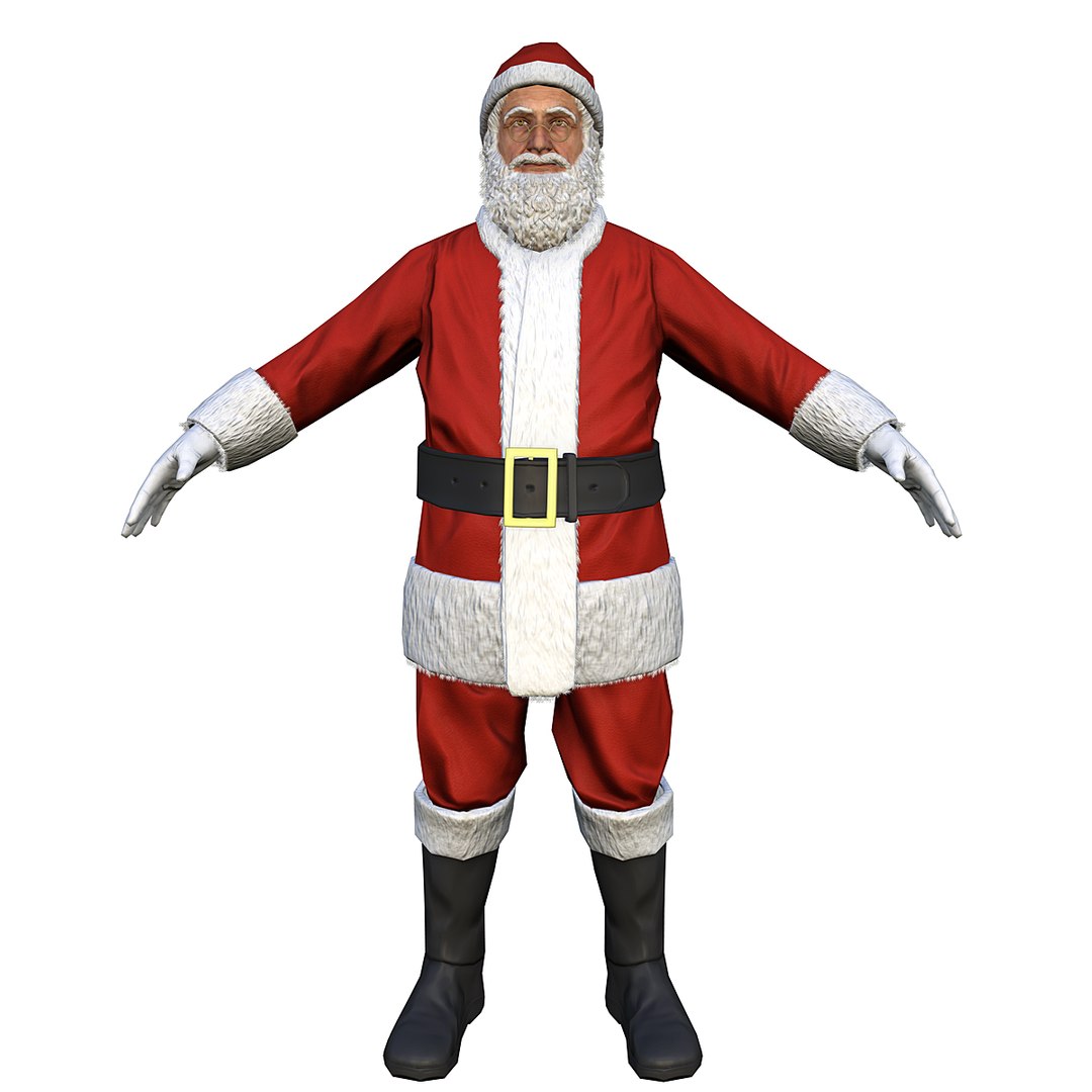 3d santa claus