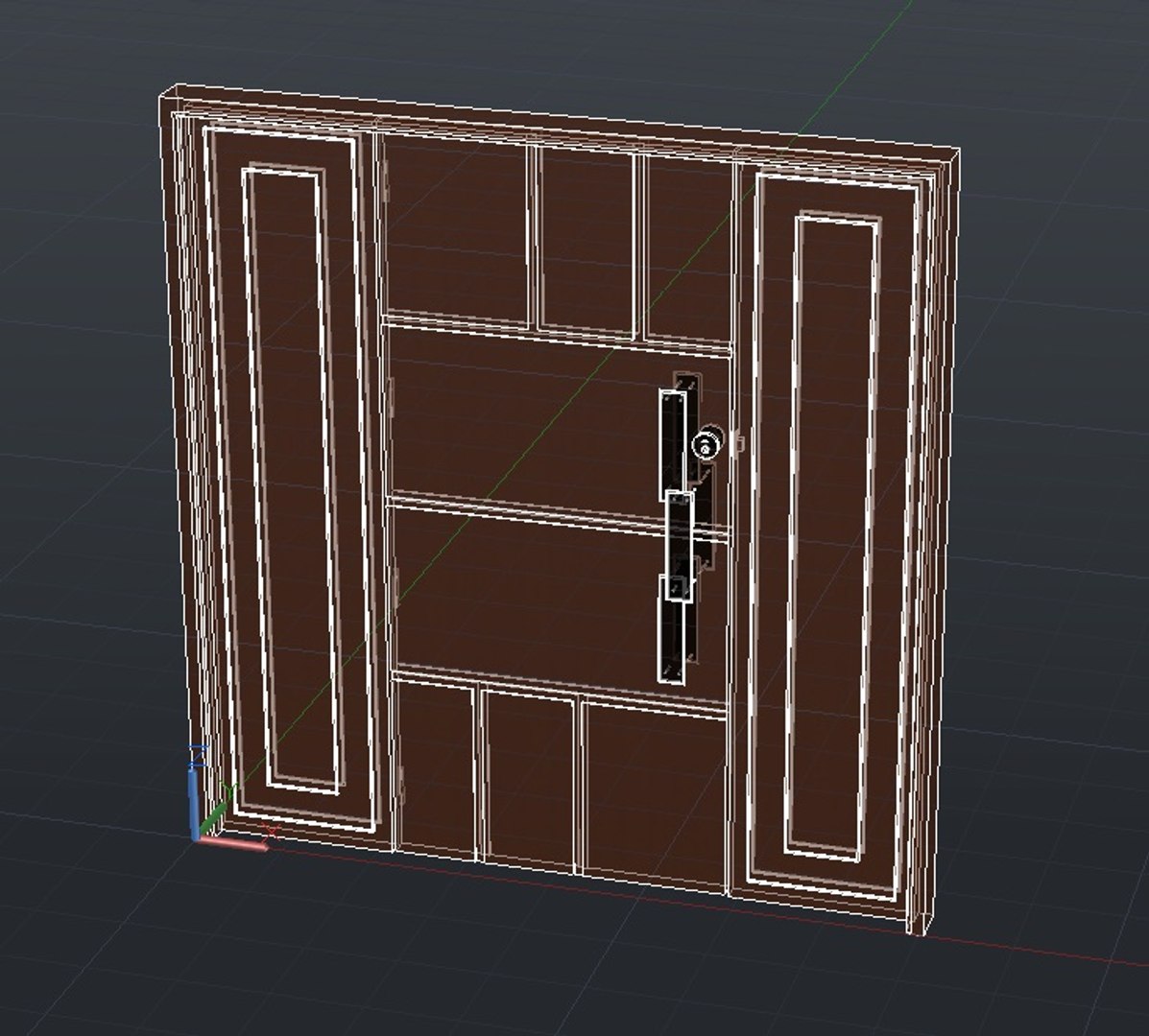 Door Design 8 3D Model - TurboSquid 2213470