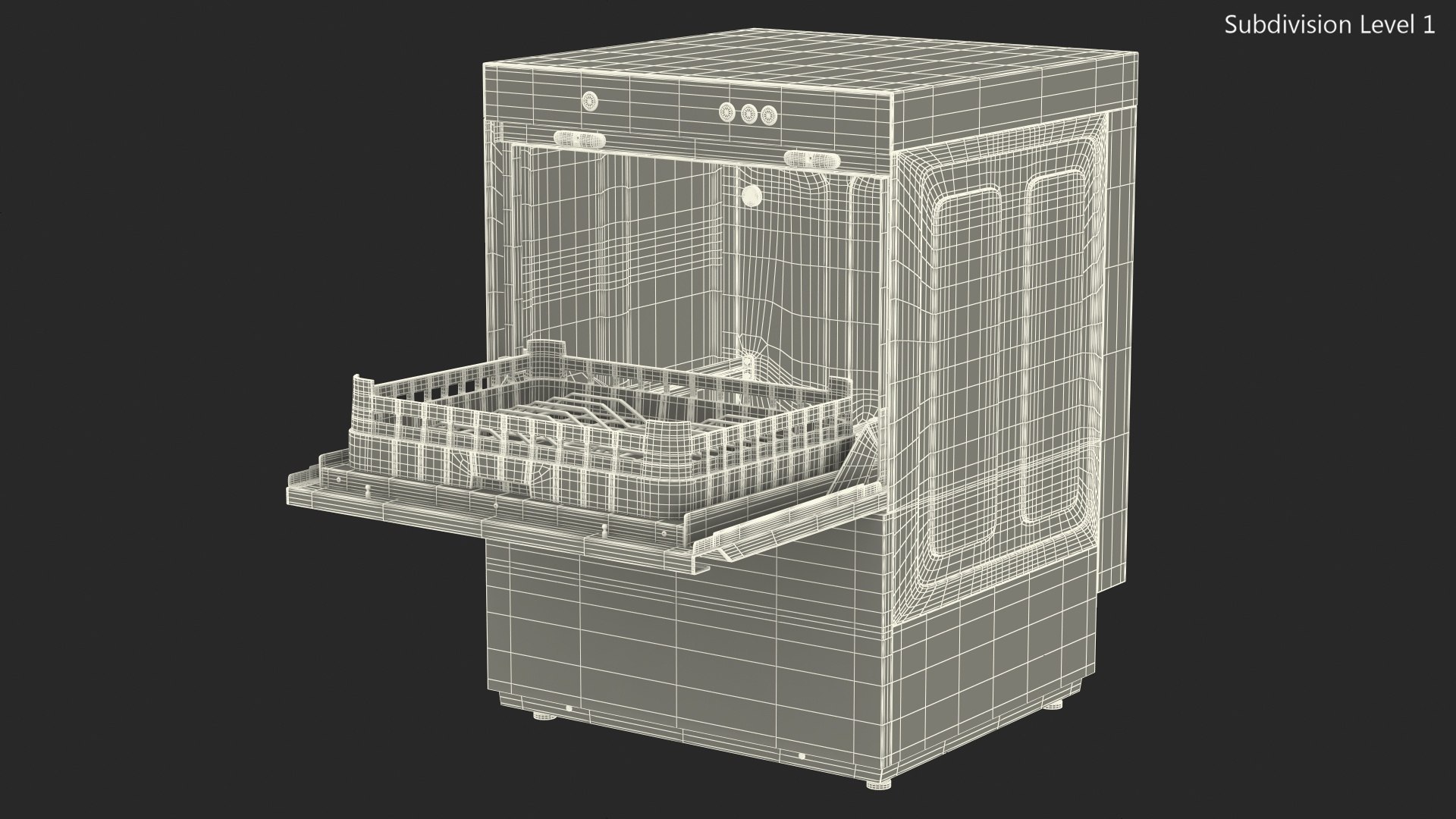 Commercial Dishwasher 3D model - TurboSquid 1947527