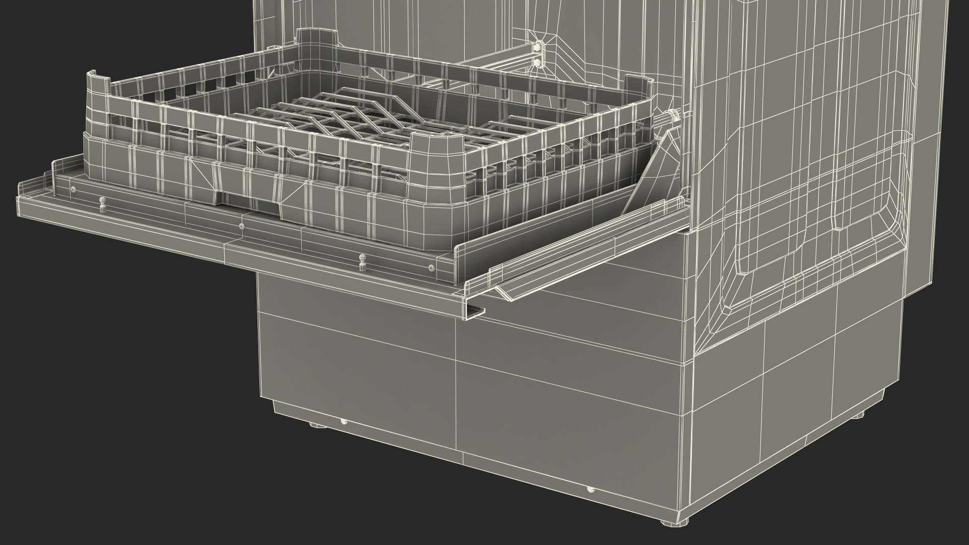 Commercial Dishwasher 3D model - TurboSquid 1947527
