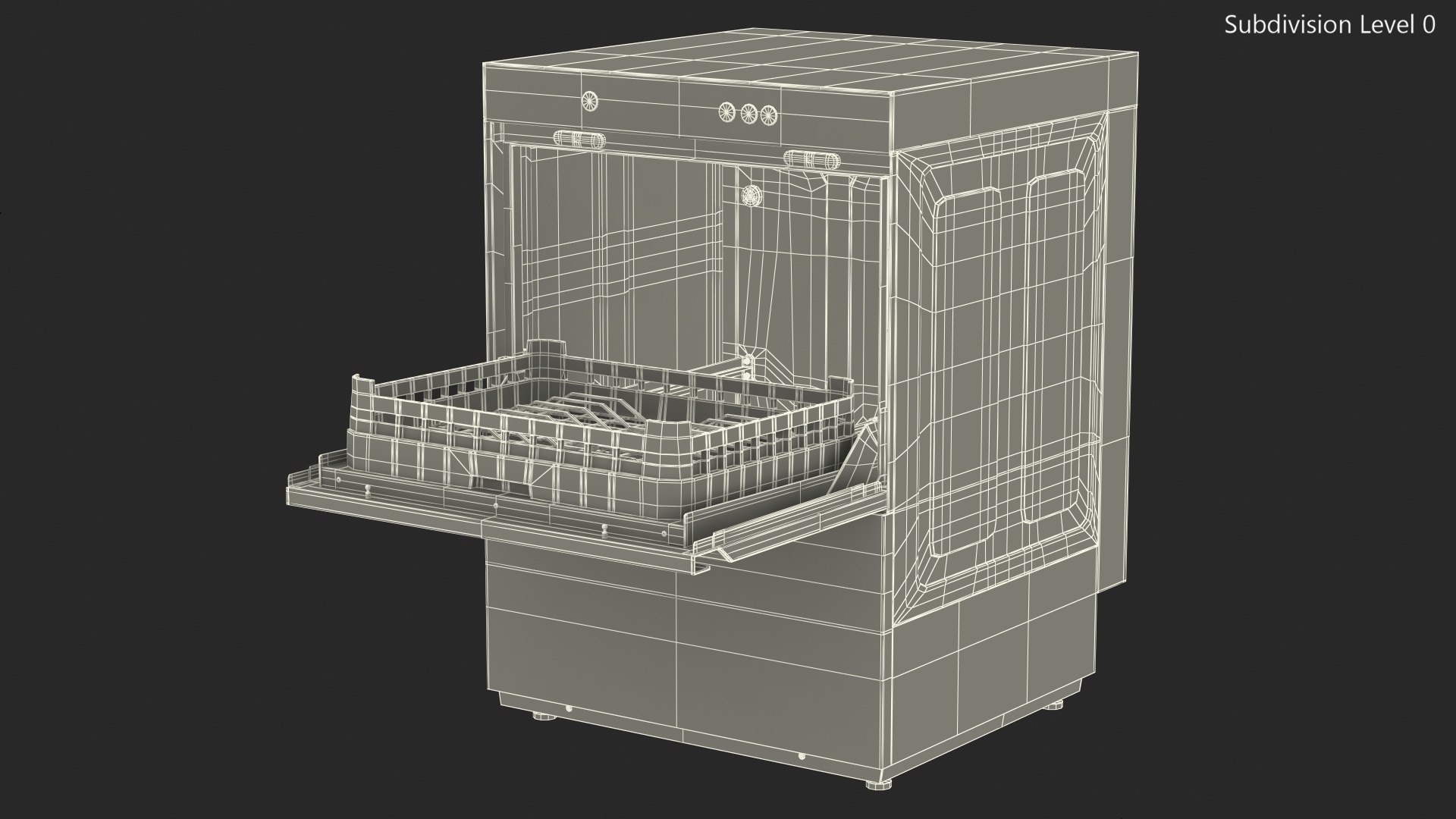 Commercial Dishwasher 3D model - TurboSquid 1947527