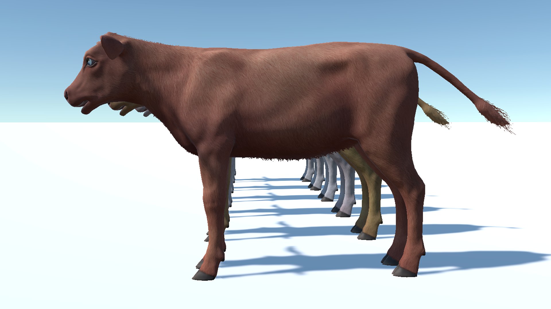 Calf Model - TurboSquid 2493000