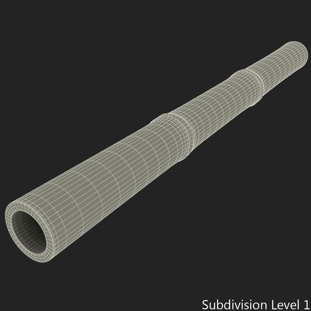 3d Model Of Wind Instrument Didgeridoo 2