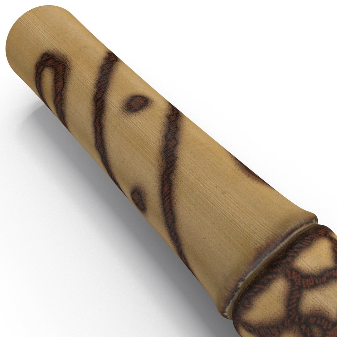 3d Model Of Wind Instrument Didgeridoo 2