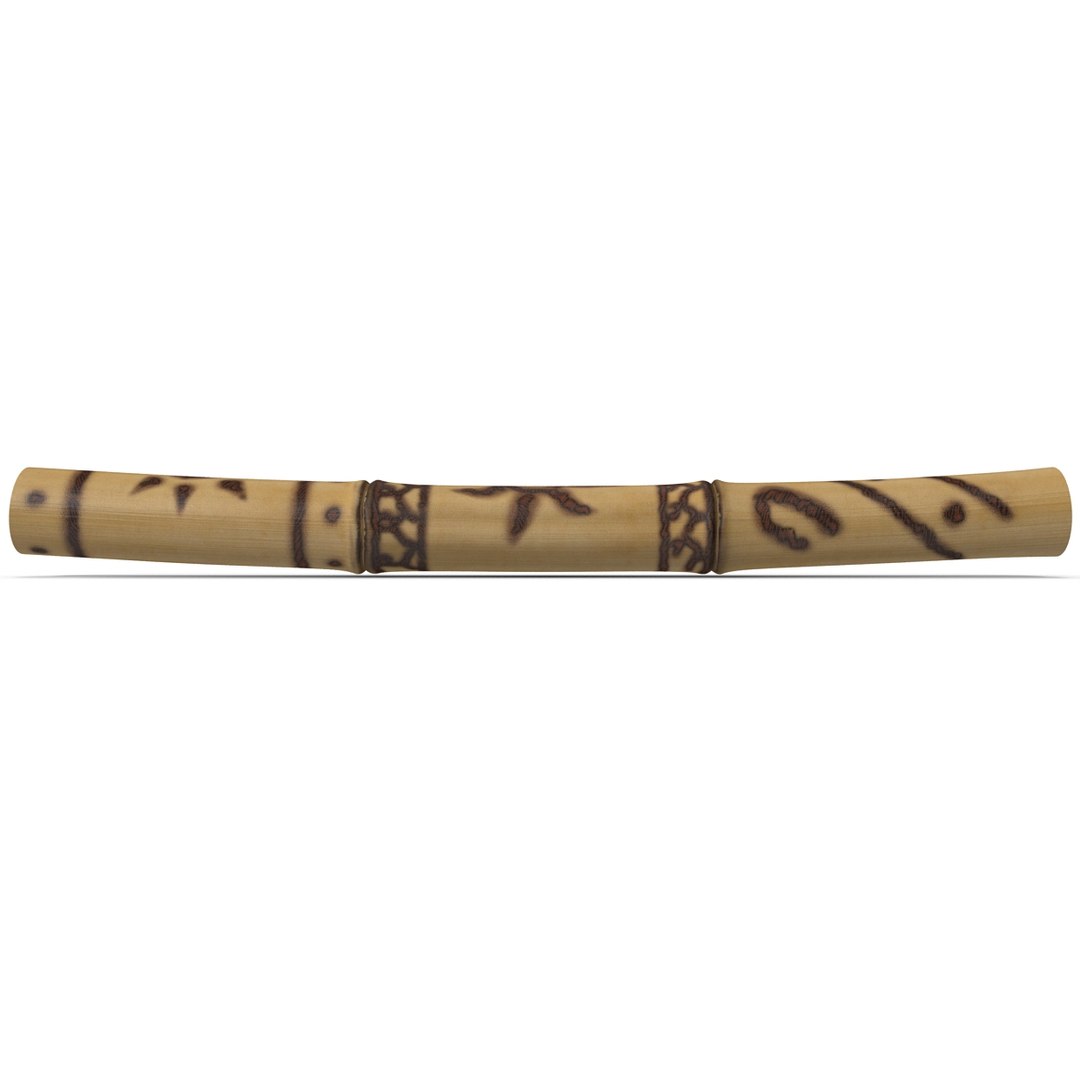 3d Model Of Wind Instrument Didgeridoo 2