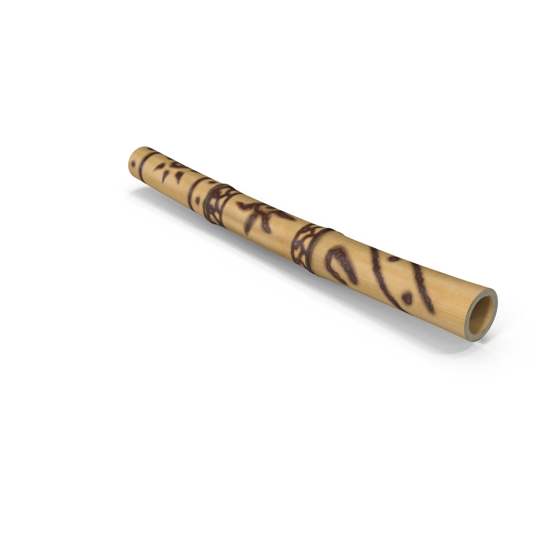 3d Model Of Wind Instrument Didgeridoo 2