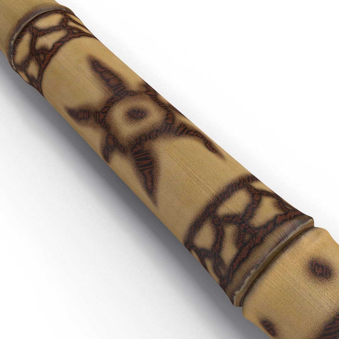 3d Model Of Wind Instrument Didgeridoo 2