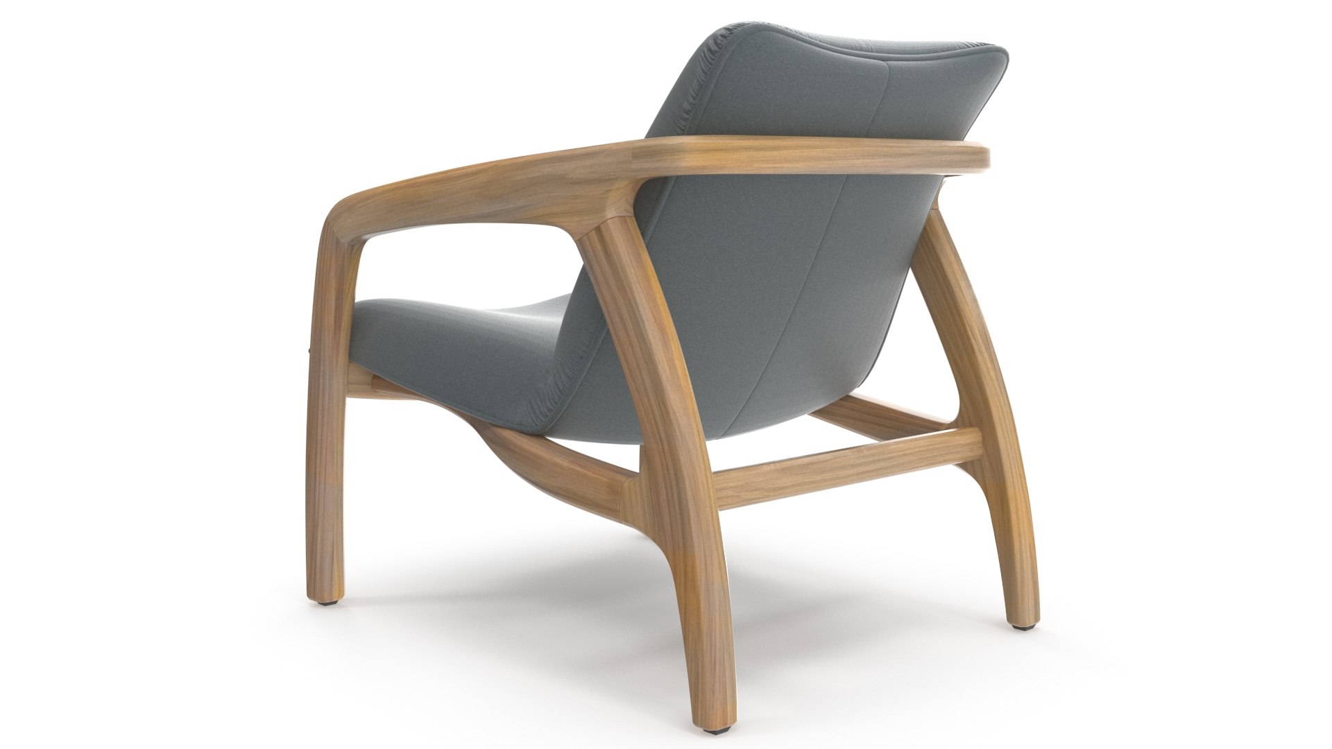 3D Finley Grey Accent Chair - TurboSquid 2295890