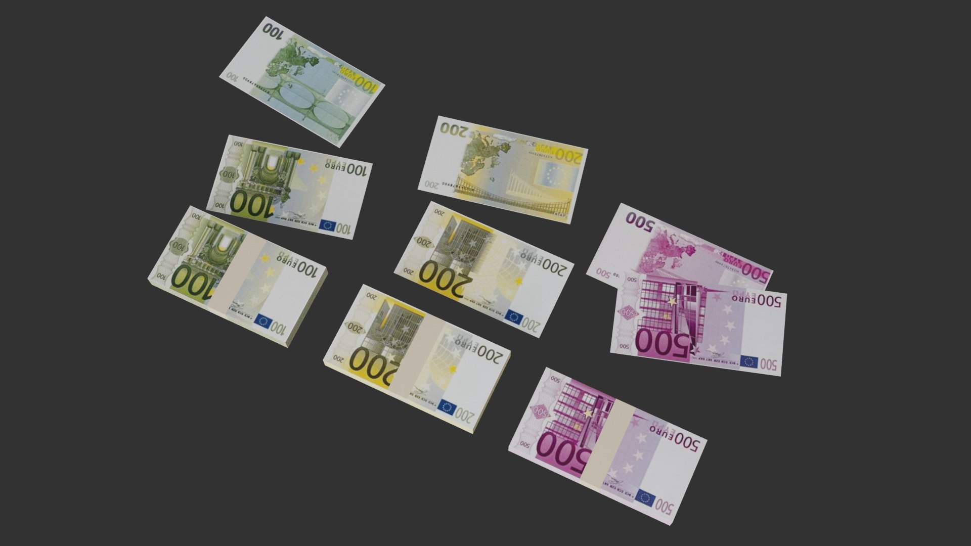 Euro Pack 3D Model - TurboSquid 2031064