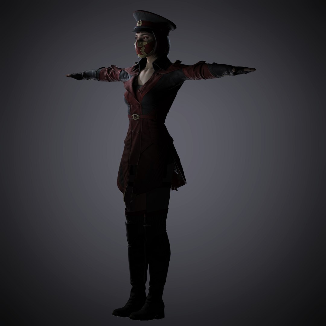 3D Model Skarlet Character - TurboSquid 2419268