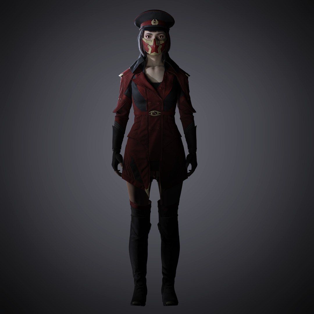 3D Model Skarlet Character - TurboSquid 2419268
