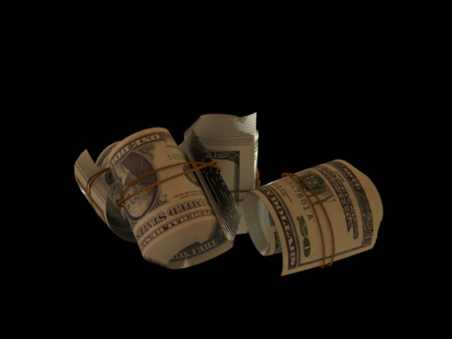 Cash 3D Model - TurboSquid 1229364