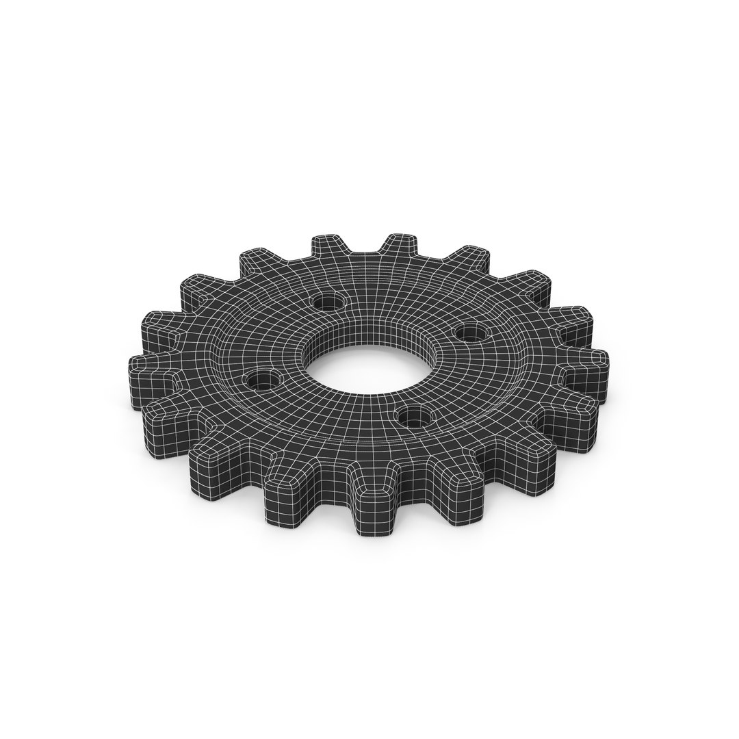 Gear Gold 3D Model - TurboSquid 1959682